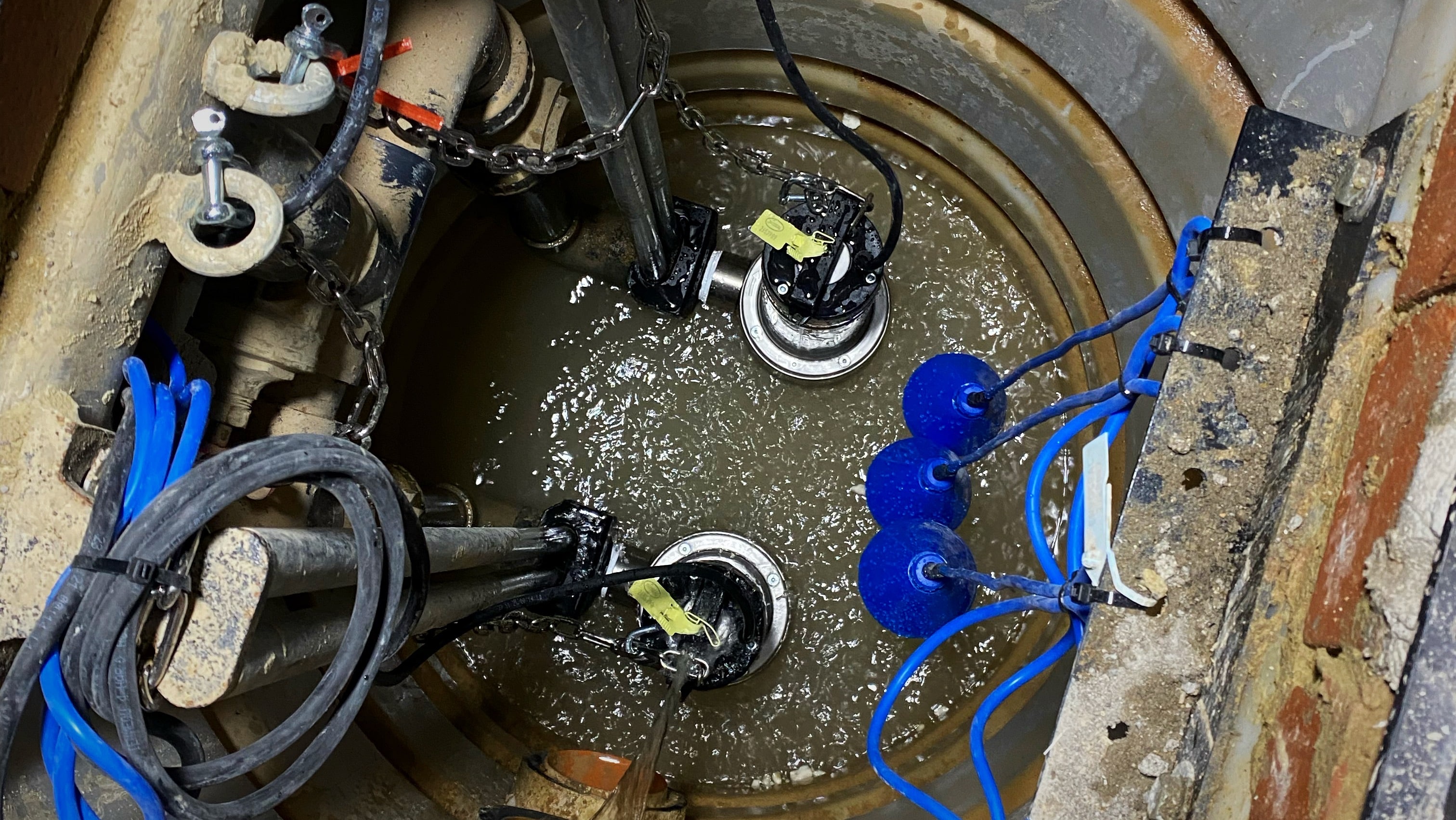 Basement Pump Station Installation Site Check